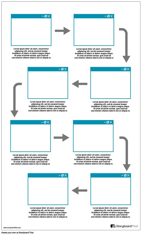 User Flow Wireframe Storyboard Por Es Examples