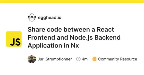 Share Code Between A React Frontend And Nodejs Backend Application In