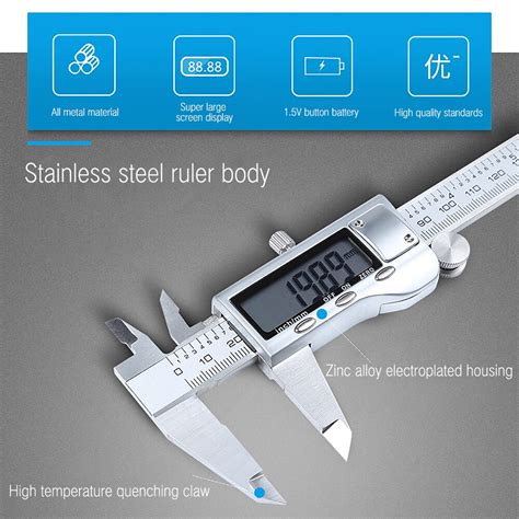 150mm Precise Digital Vernier Caliper For Measurin Grandado