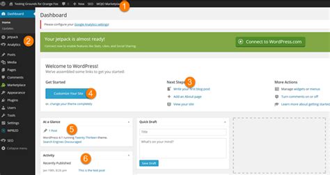how to use wordpress a quick tutorial orange fox