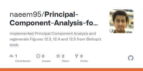 Github Naeem95principal Component Analysis For Binary Classification