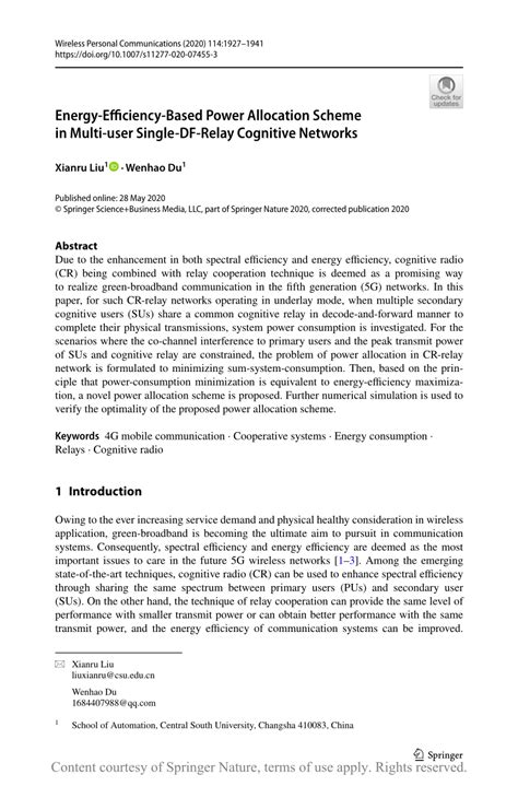 Energy Efficiency Based Power Allocation Scheme In Multi User Single Df Relay Cognitive Networks