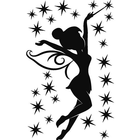 Printable Tinkerbell Silhouette