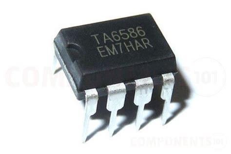 Ta6586 Bi Directional Dc Motor Driver Ic Features Pinout Schematics Equivalents Datasheet