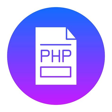 Php File Icon Premium Vector