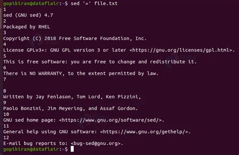 Sed Command In Linux Dataflair