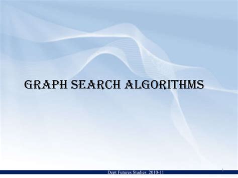 Graph Traversal Algorithm Ppt