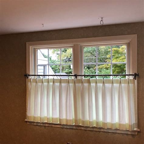 Cafe Curtain Rod Outside Mount At Charles Rolle Blog