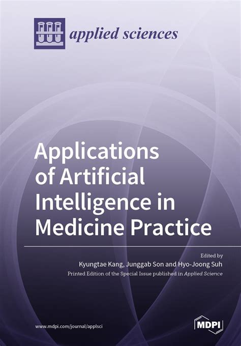 applications of artificial intelligence in medicine practice mdpi books