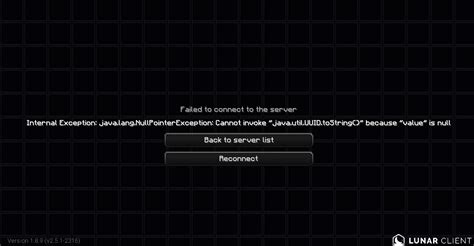 Minecraft Connection Issue Hypixel Forums