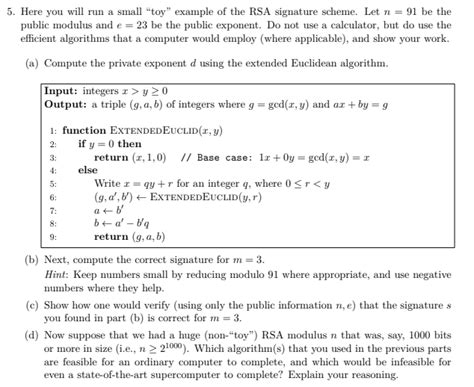 solved here you will run a small toy example of the rsa
