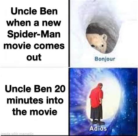 Sad Uncle Ben Noises R Marvelmemes