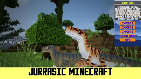 Jurassic Mod For Minecraft Pe Apk For Android Download