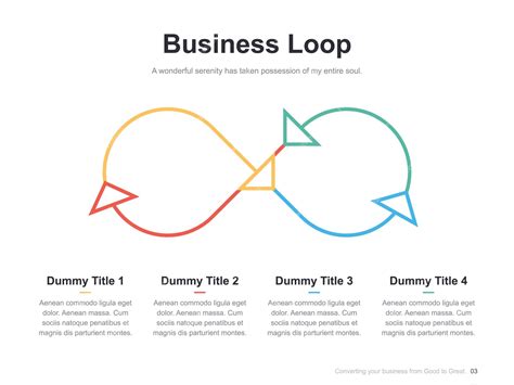 Premium Vector Flat Business Presentation Vector Slide Template With Circle Diagram