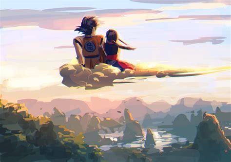 Son Goku And Chi Chi Dragon Ball And More Drawn By Osakana Daimajin Danbooru