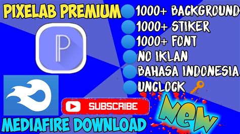 🔵 Pixelab Mod Premium Terbaru 2020 1000 Font 1000 Background