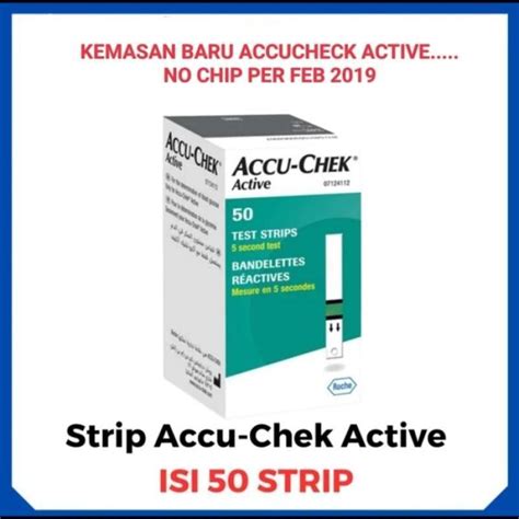 Jual Strip Accucheck Active Isi 50 Strip Accu Check Active Di Seller Velvet Store Cengkareng