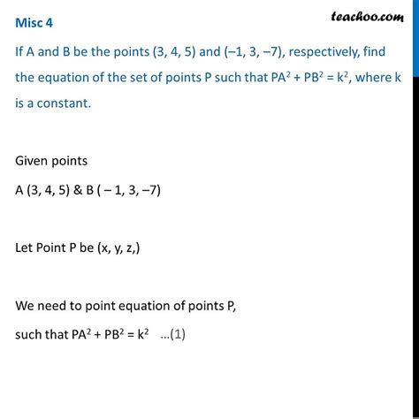 Misc If A And B Be Points Miscellaneous