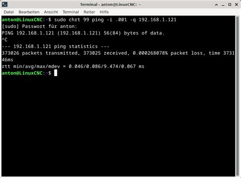 error finishing read linuxcnc
