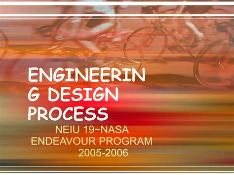 engineering design process power point ppt