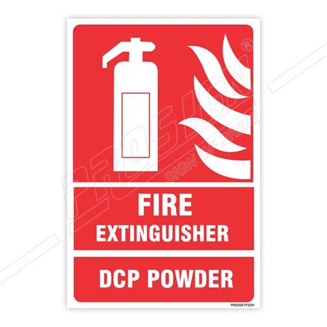 Dcp Fire Extinguisher Sign Protector Firesafety