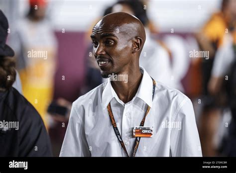 Mo Farah Long Distance Runner Portrait During The 2023 Formula 1 Qatar