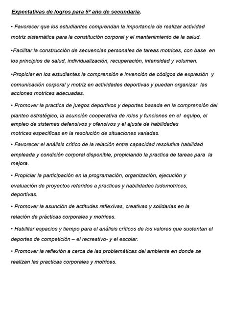 Planificacion Anual De Secundaria Descargar Gratis Pdf Flexibilidad