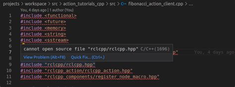 Errors Vs Code Cc Extension Issue With Ros Program Header File