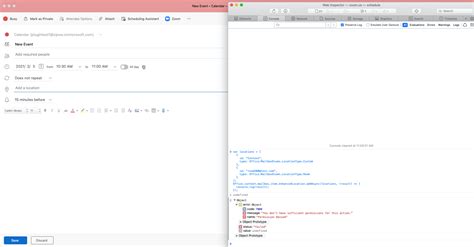 Mac New Outlook Client Not Support Office Context Mailbox Item EnhancedLocation AddAsync