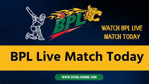 Bpl Live Match Today With Bpl Live Score