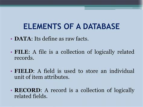Database Management System Ppt