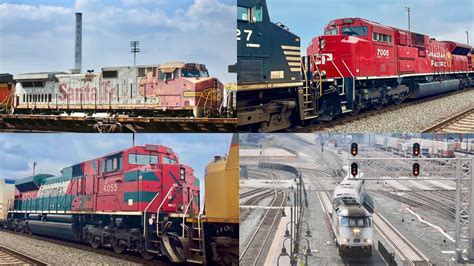 Railfanning San Bernardino Ca Ft Cp Sd70acu Ns Ferromex Scax 895 4