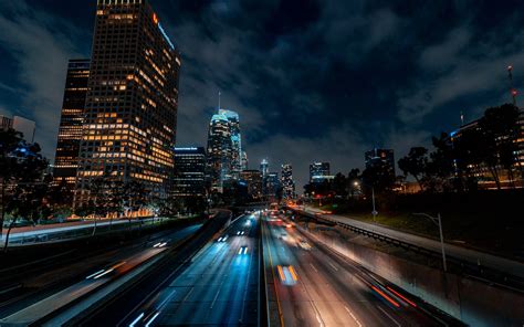 Los Angeles Night 4k Wallpapers Wallpaper Cave