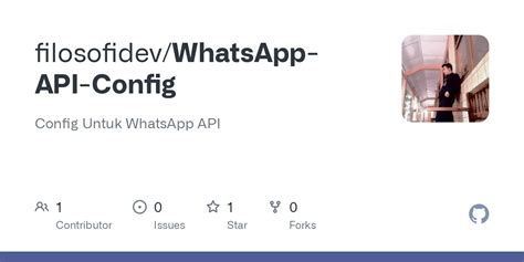github filosofidev whatsapp api config config untuk whatsapp api