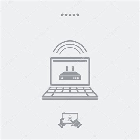 Modem Ikon Modem Vektor Modem Symbol Modem Design Modemapp Vektor