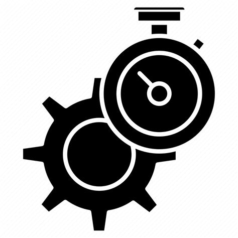 Gear Setting Time Timer Watch Icon Download On Iconfinder
