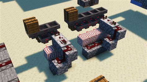 1 N Hopper Splitter R Redstone