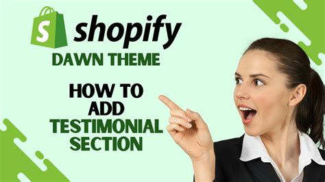 how to add testimonial section to shopify dawn theme complete guide