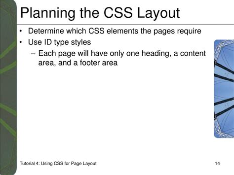 PPT Tutorial Using CSS For Page Layout PowerPoint Presentation Free Download ID