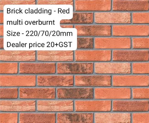 Matte Clay Red Brick Cladding Tile At ₹ 20sq Ft In Chennai Id