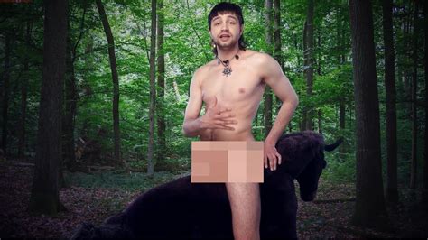 Naked Sexy Guy On A Horse