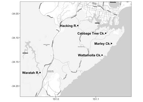 simple maps with ggmap environmental computing