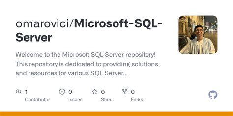 Github Omarovicimicrosoft Sql Server Welcome To The Microsoft Sql Server Repository This