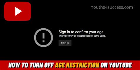 How To Turn Off Age Restriction On YouTube 2024