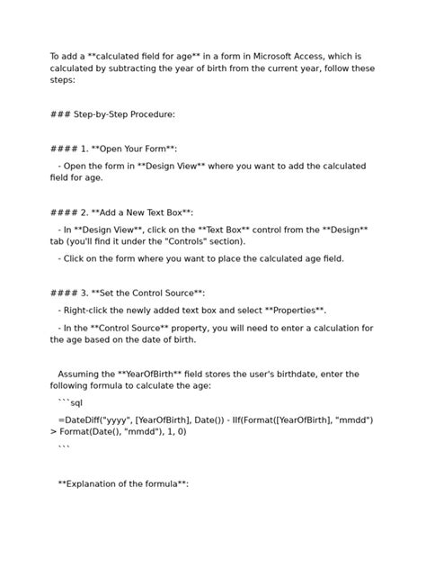 Calculated Field Pdf