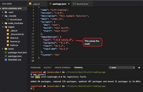 With Loading Example Crashes With The New Eventemitter Refactor · Issue 4982 · Vercelnextjs