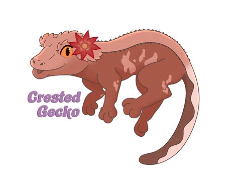 Artstation Cute Crested Gecko