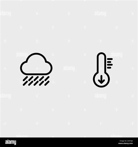 Weather Icon And Weather Prediction Vector Symbol Set Stock Vector Image And Art Alamy