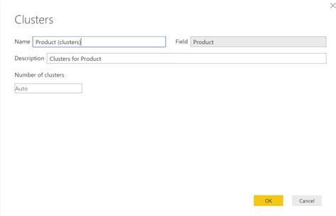 Clustering In Power BI Using Table Visual Power BI Training Australia