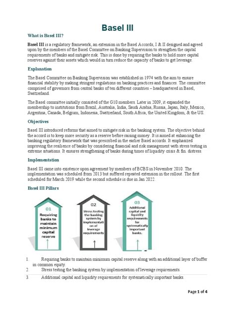 what is basel iii and overview of basel framework in pakistan pdf